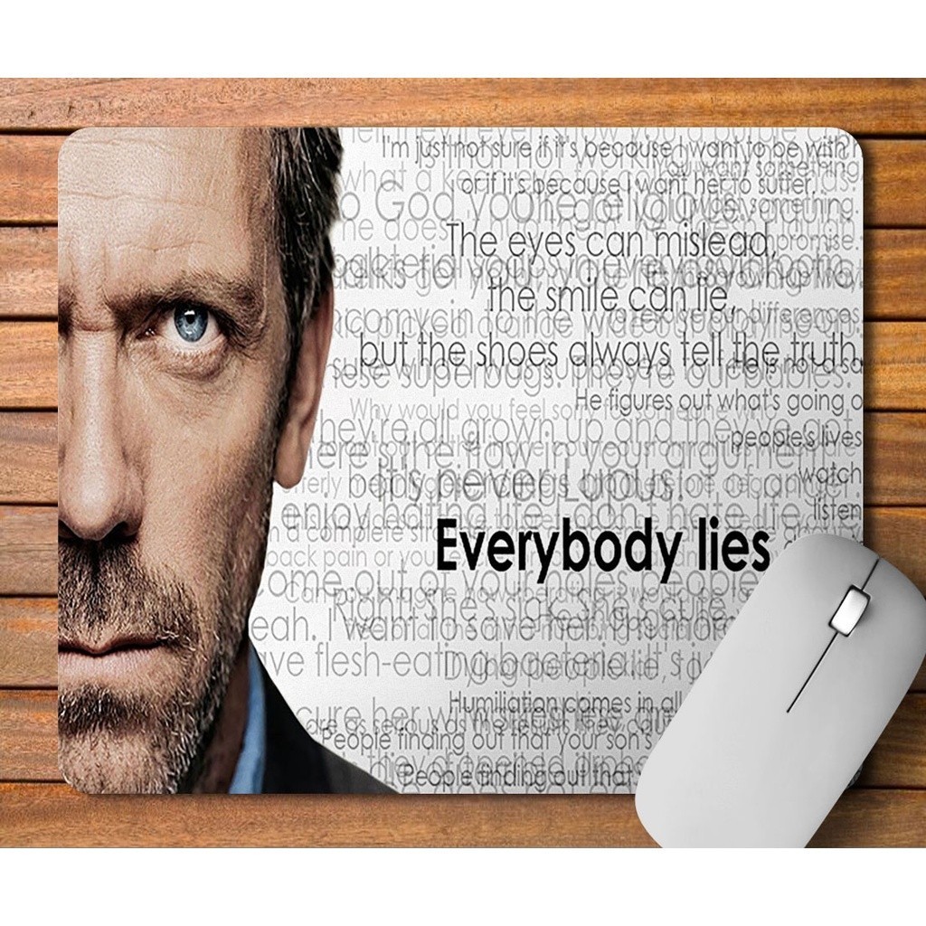 MOUSE PAD Dr. House Serie | Shopee Brasil