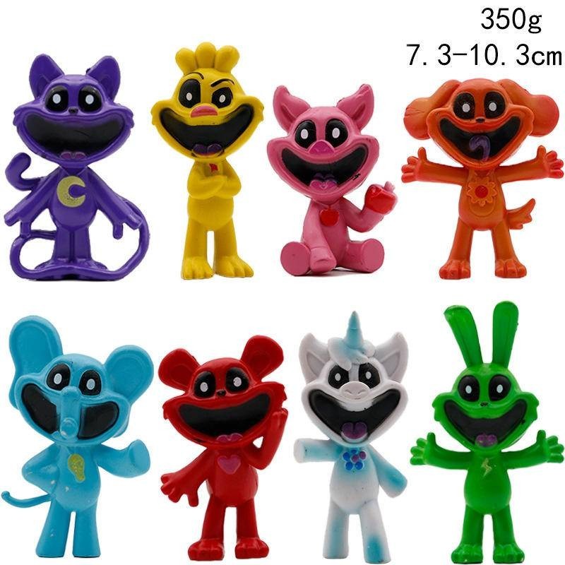8pcs smiling critters dos Estados Unidos action figure boneco brinquedo ...
