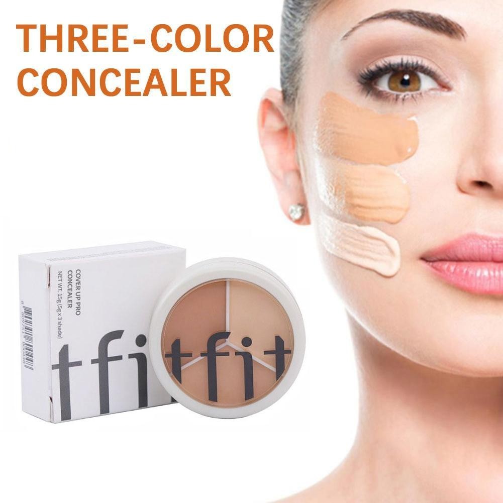 TFIT Tri-Color Concealer 15g Paleta De Corretivo Para Manchas Faciais ...