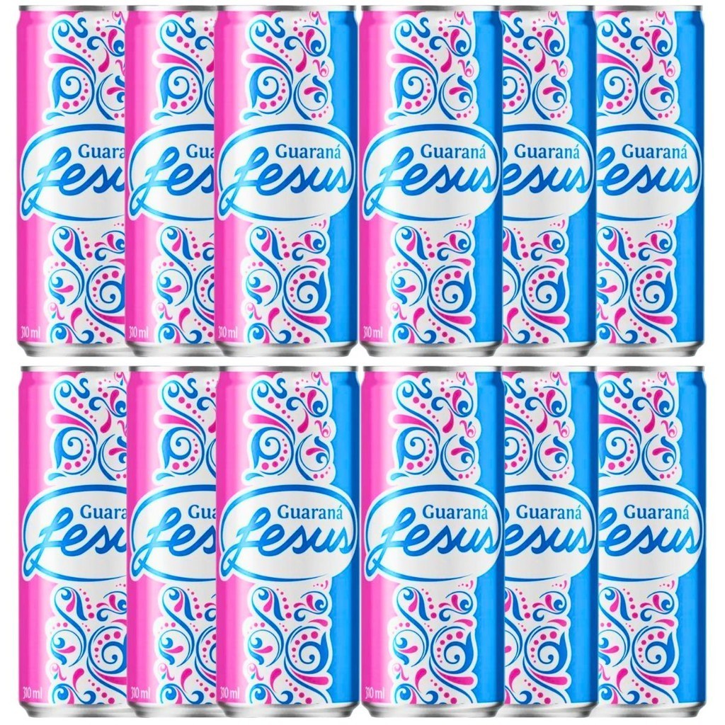 Refrigerante Guaraná Jesus do Maranhão Kit C/12 latas de 310ml | Shopee Brasil