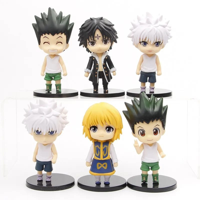 Action figures Hunter x hunter Gon Killua Kurapika Hisoka Chrollo ...