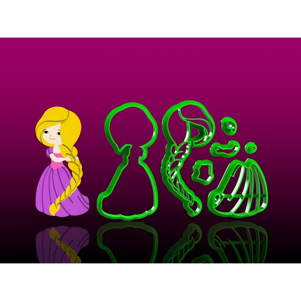 Cortador Era Uma Vez - Princesa Rapunzel Modular | Shopee Brasil Cortador Era Uma Vez - Princesa Rapunzel Modular | Shopee Brasil