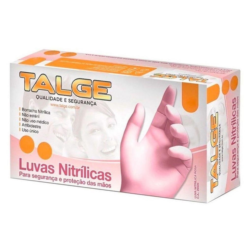 LUVA NITRILICA ROSA S/PO TALGE | Shopee Brasil