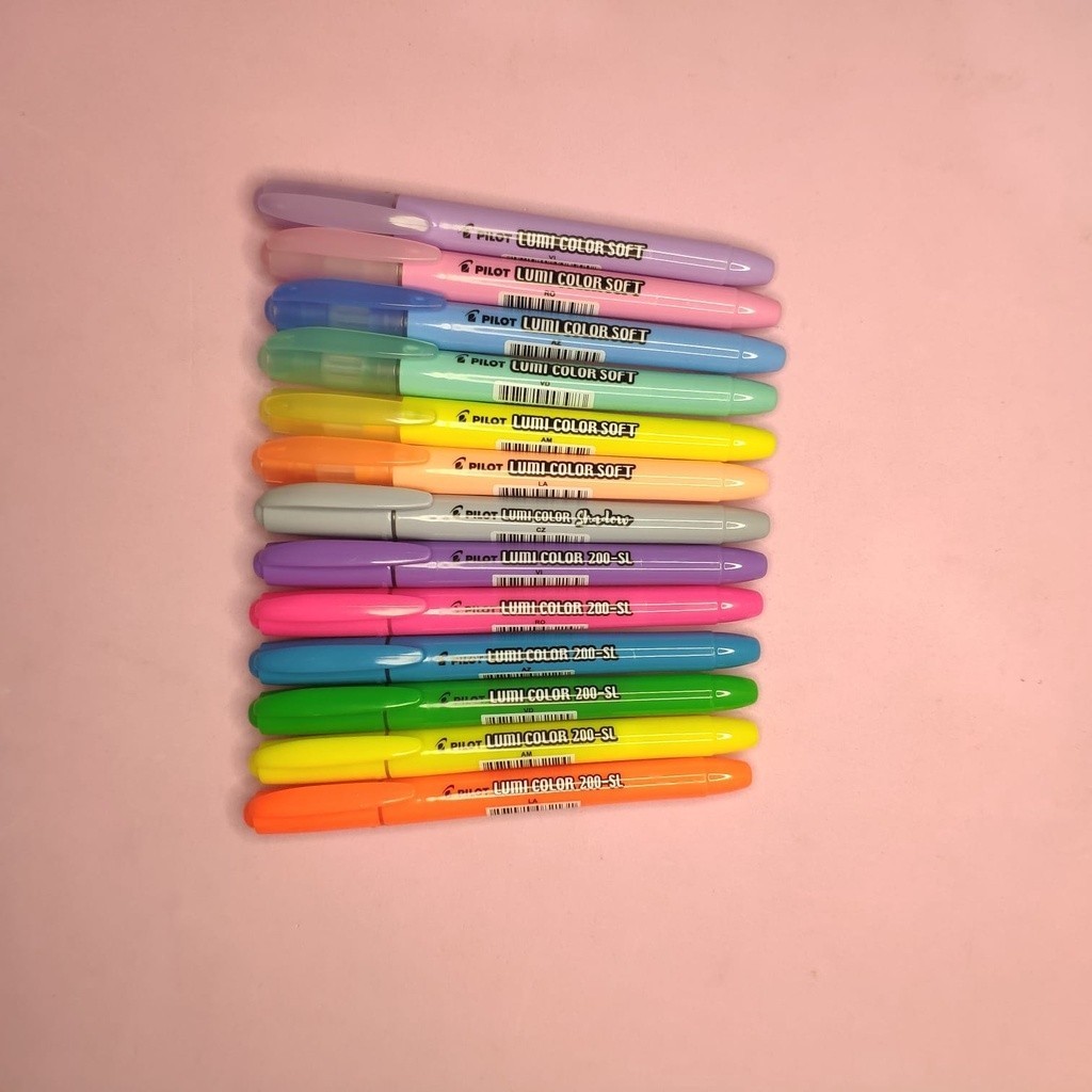 Marca texto Pilot lumi color 200 neon e pastel Unidade | Shopee Brasil
