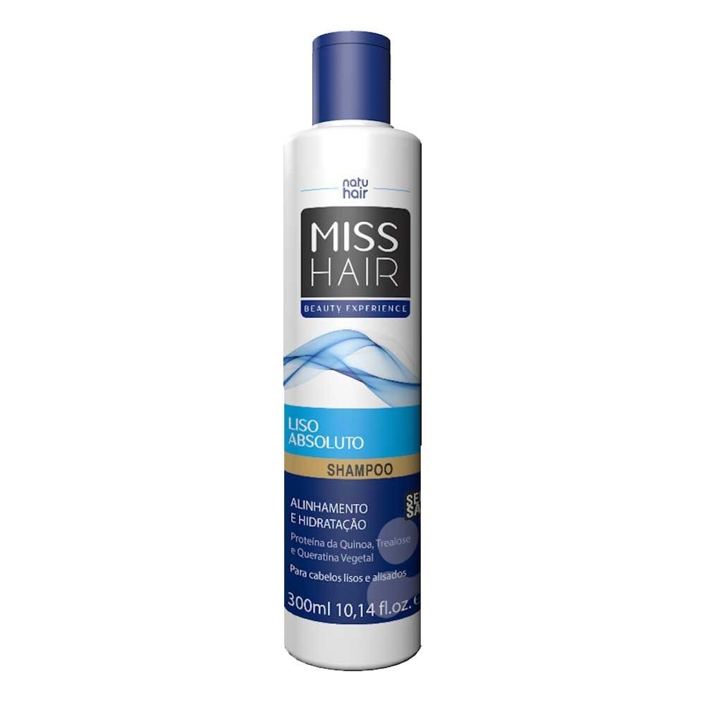 Shampoo Liso Absoluto Miss Hair 300ml | Shopee Brasil