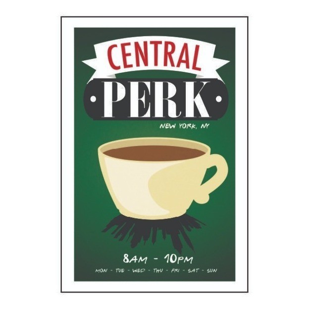 Plaquinha Placa Quadro Série Friends Central Perk | Shopee Brasil