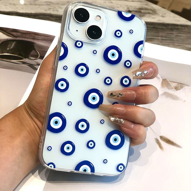 Capinha iphone 11/12/13/14/15 Pro max 7/8/se2020 Wave Dot Simples Anti ...