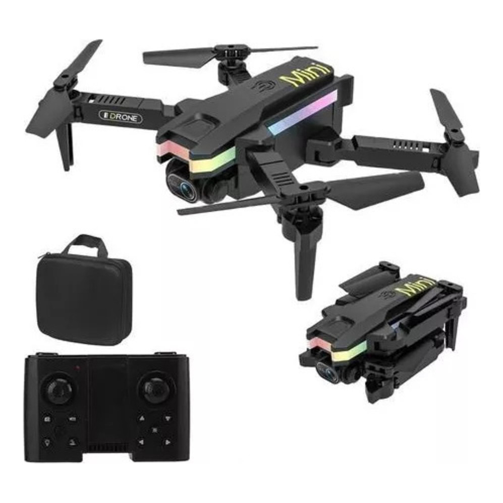 Drone Ls-xt8 Mini 4k Com 1bat 10min Wifi Fpv Led | Shopee Brasil