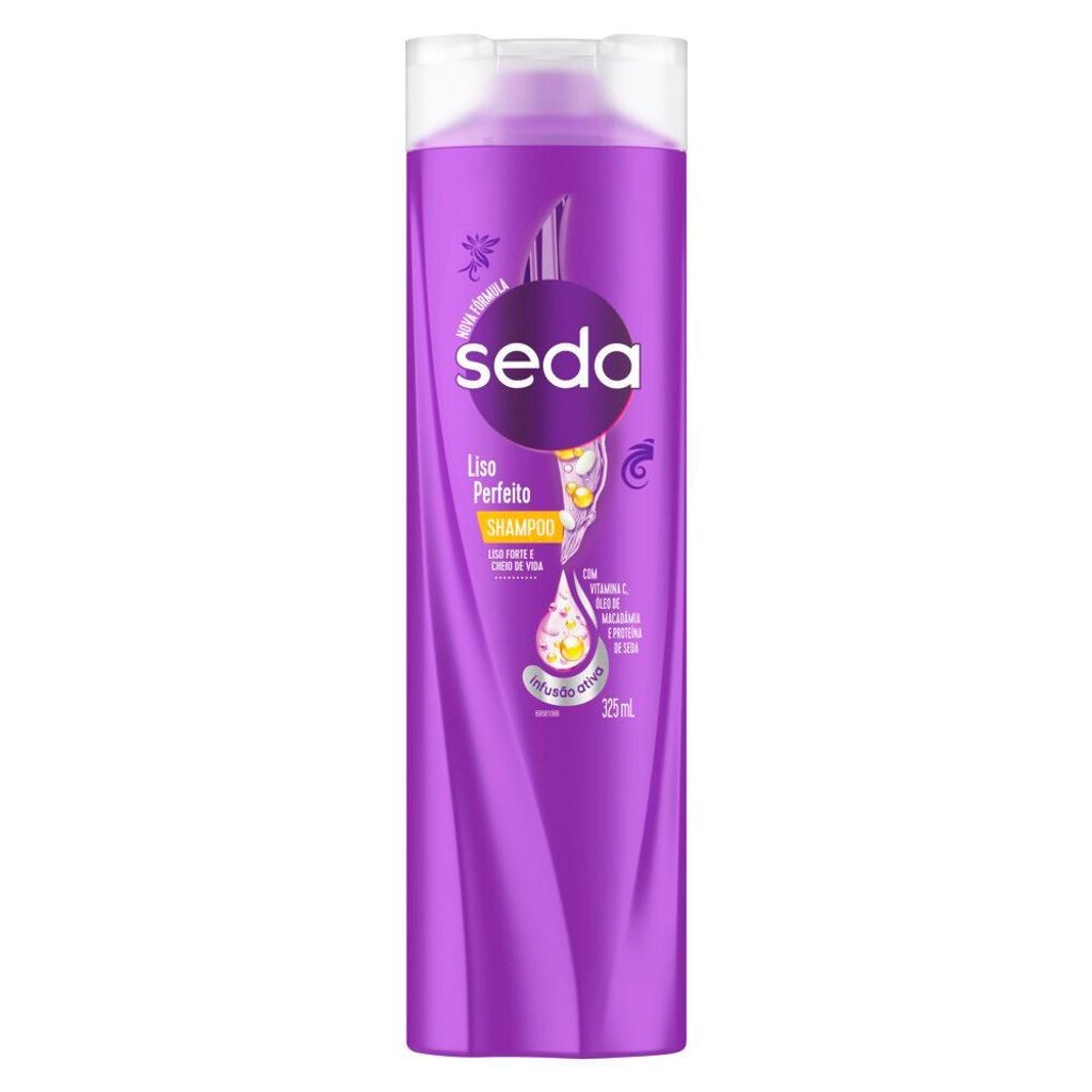 Shampoo Seda Liso Perfeito E Sedoso 325ml | Shopee Brasil