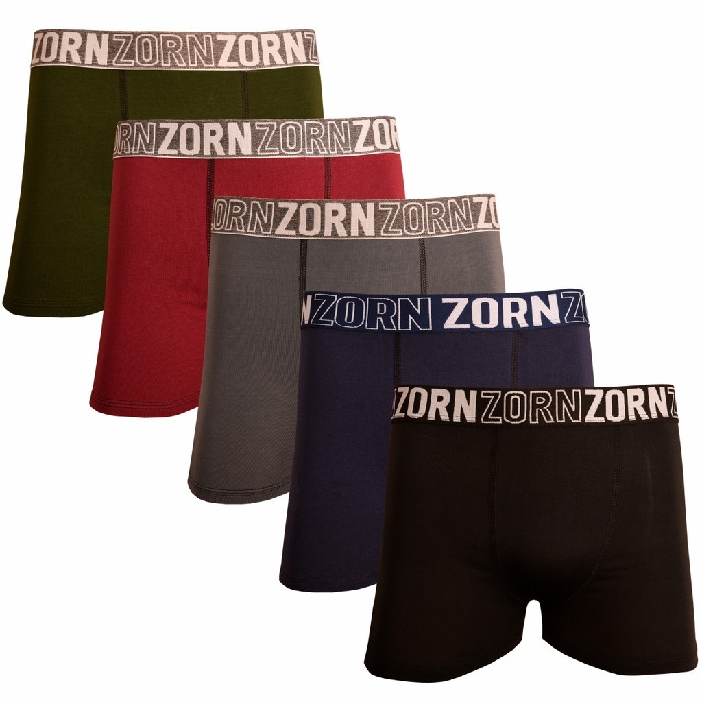 Kit 05/03 Cuecas Boxer Box de Algodão Masculinas Adulto ZORN | Shopee ...