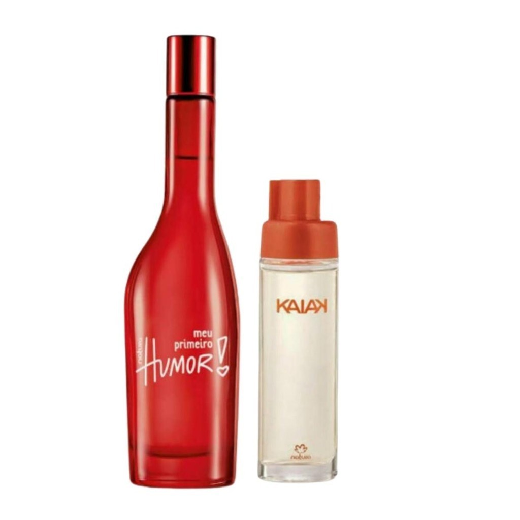 Kit Natura Meu Primeiro Humor 75ml + Kaiak Tradicional Feminino ...