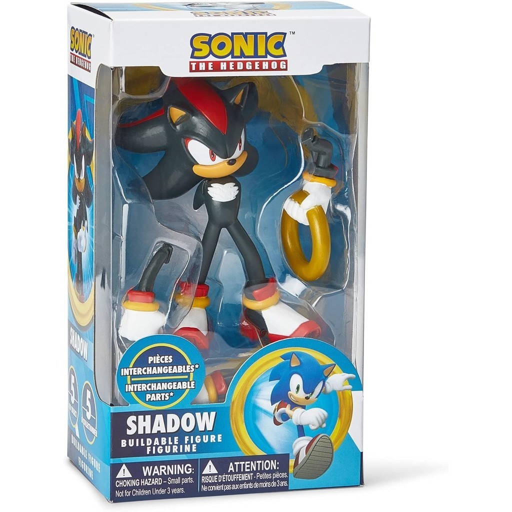 Sonic The Hedgehog Action Figure (Shadow) | Shopee Brasil