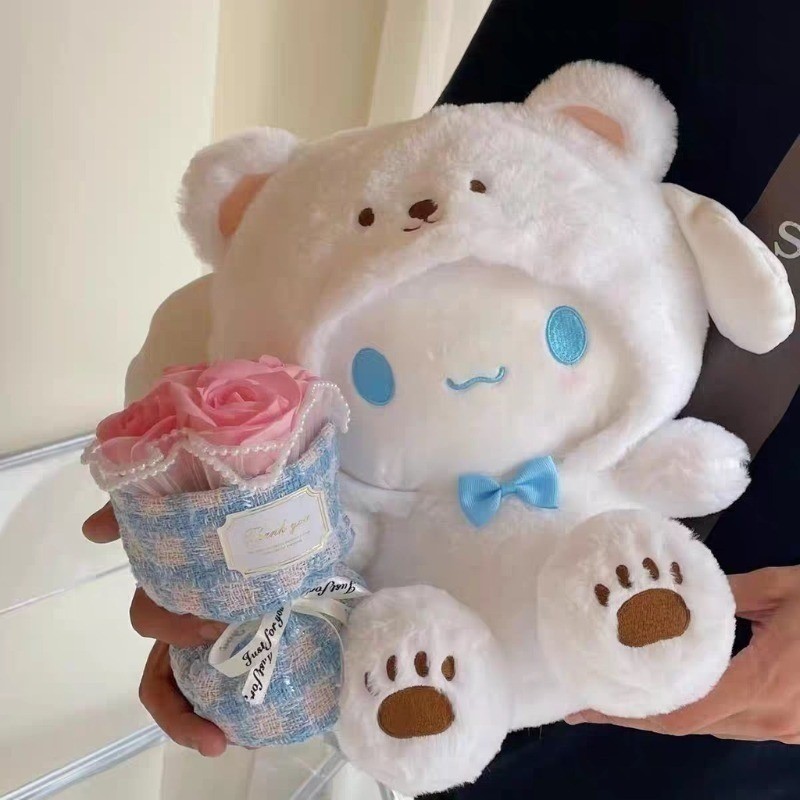 Kawaii Sanrio Cinnamoroll Pacha Dog Plush Doll Toy Action Figura ...