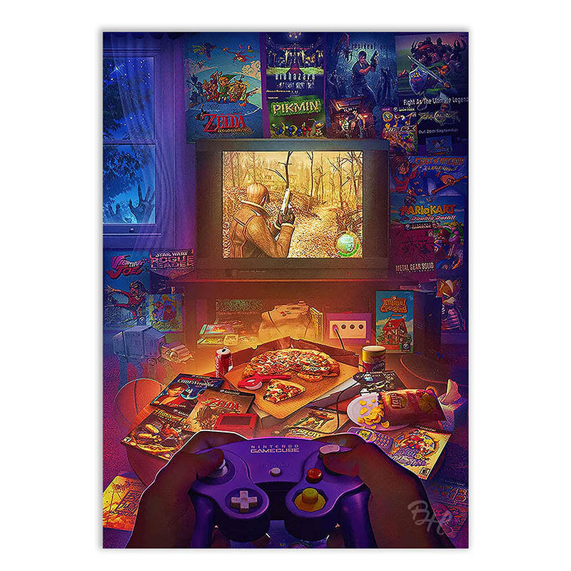 Retro game cube store