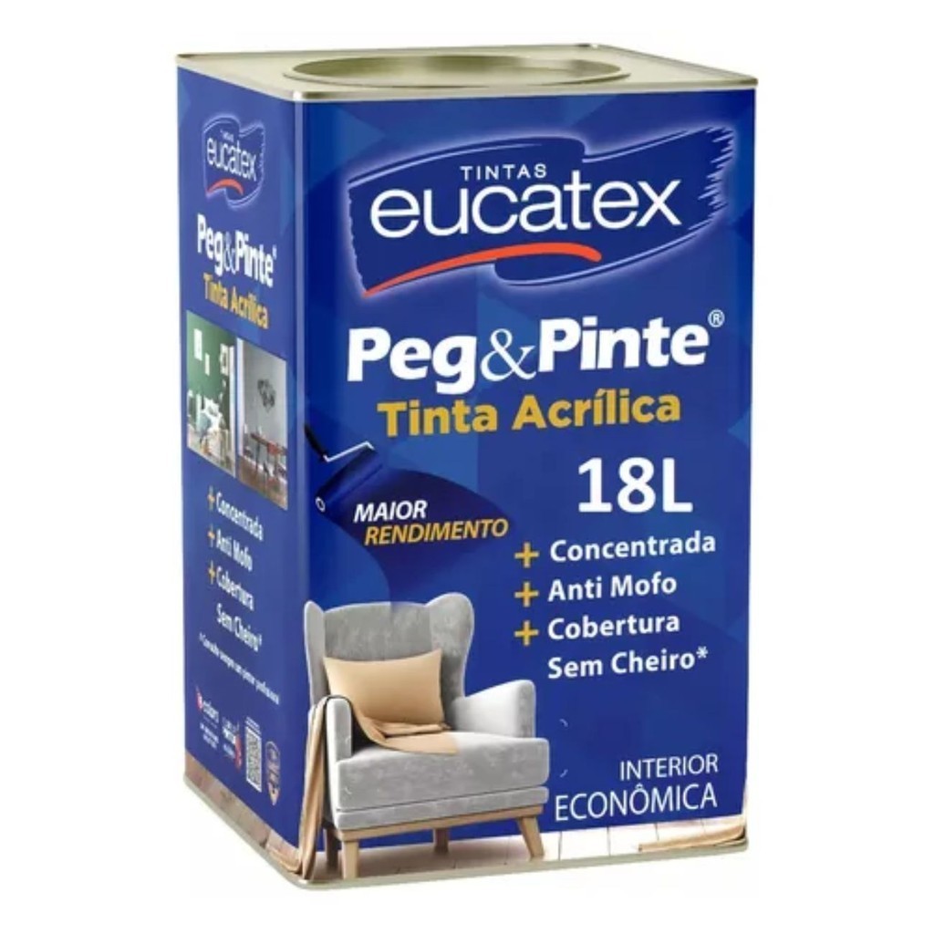 AREIA PIPA - PEG & PINTE TINTA ACR AREIA PIPA - LATA | Shopee Brasil