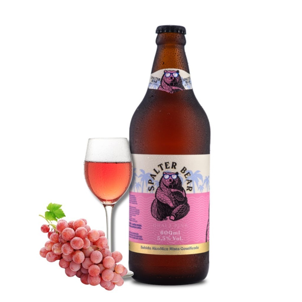 Chopp De Vinho Rose Spalter Bear Drink Doce | Shopee Brasil