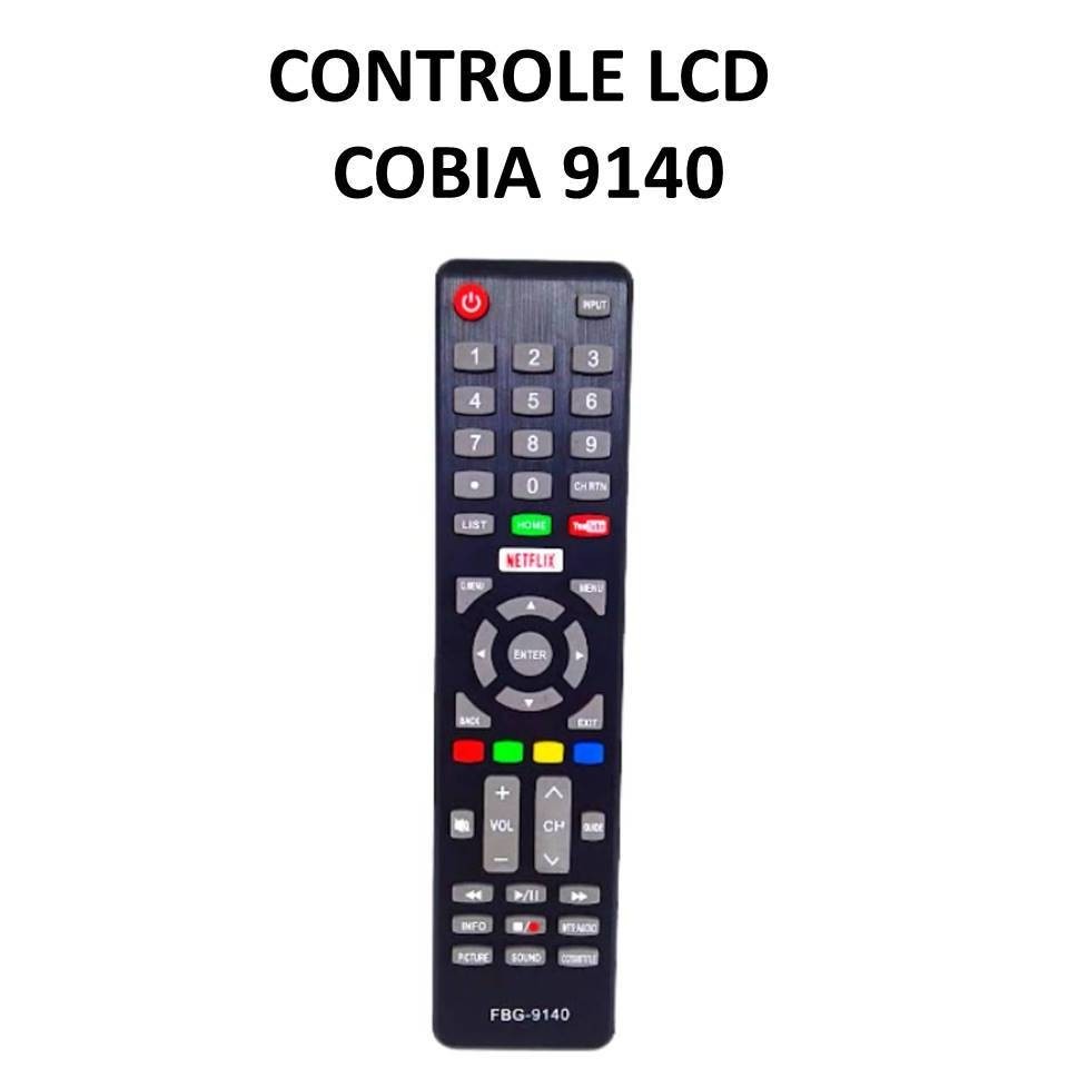 Controle Remoto Compatível TV LCD COBIA 9140 ou 7247. | Shopee Brasil