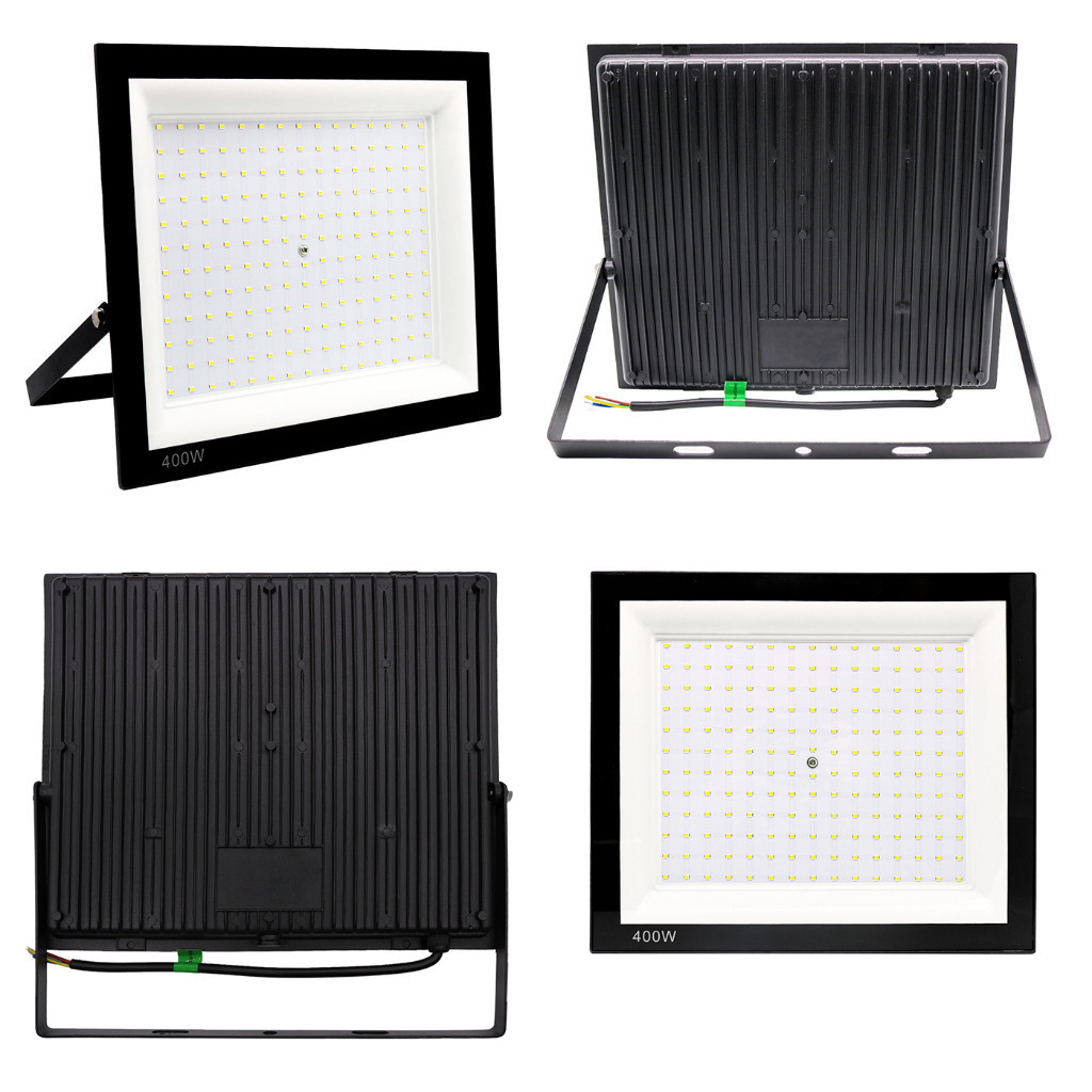 Refletor Holofote Led 400w Ip66 Prova D'água Bivolt Forte Luz Branco Frio 6000K | Shopee Brasil