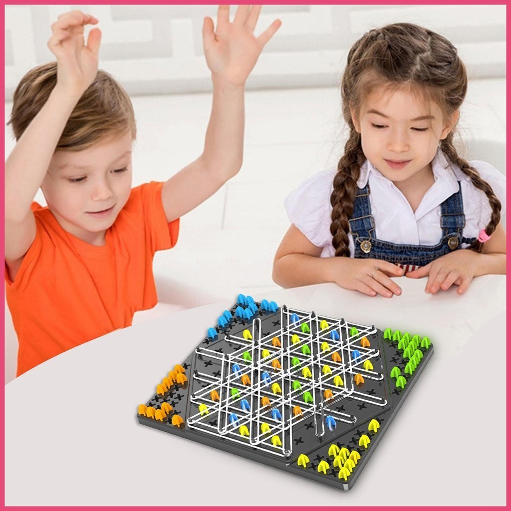 Jogo Triggle Game Strategy Board Educacional Banda De Borracha ...