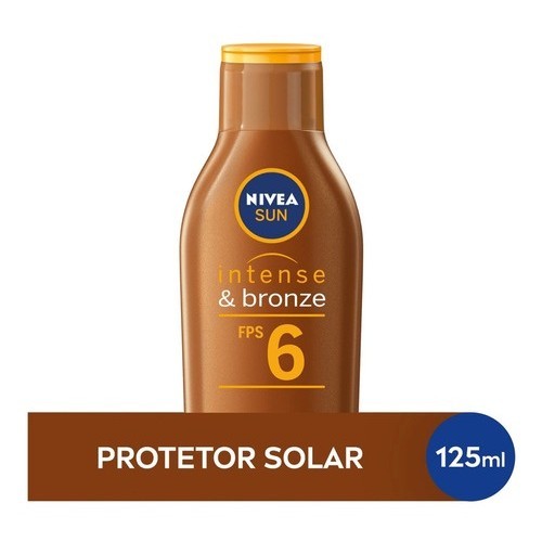 Nivea Sun Intense & Bronze Fps 6 Loção Bronzeadora 125ml | Shopee Brasil