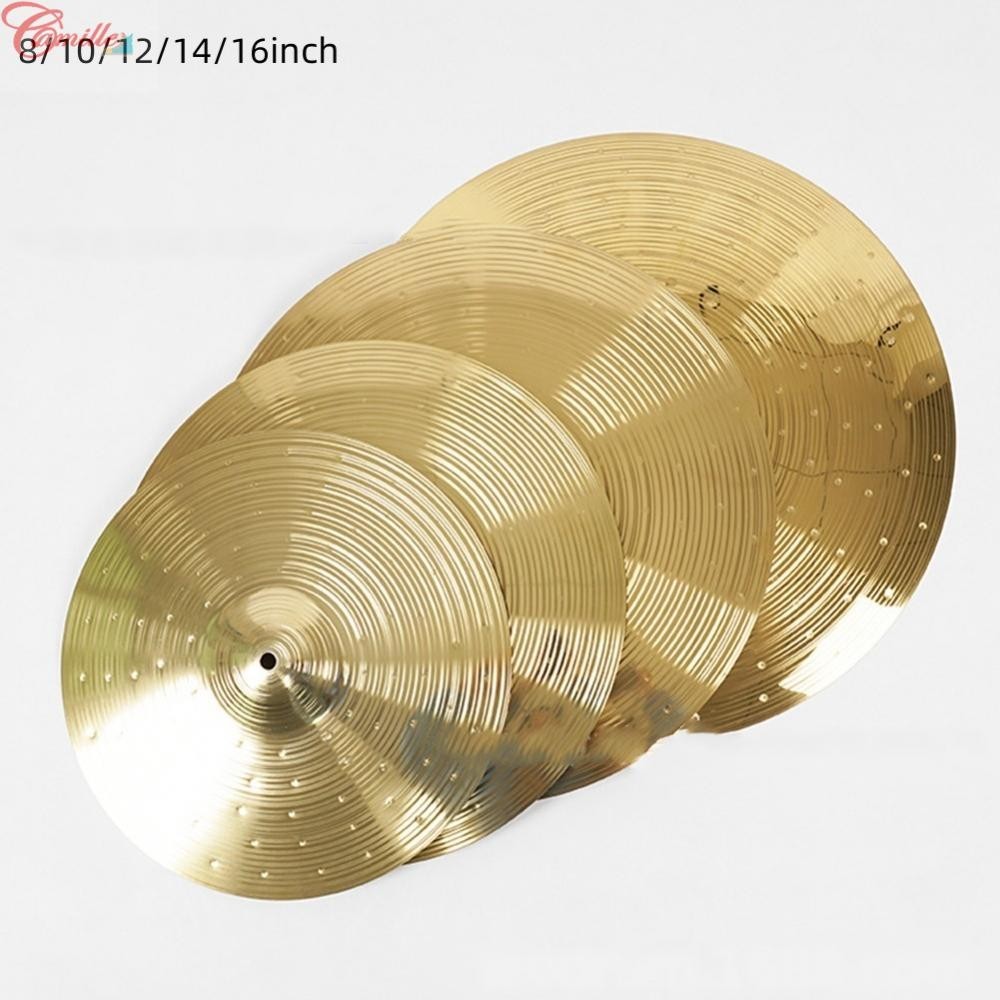 8 10 12 14 16 Polegadas Tambor Pratos De Latão Percussão Splash Crash Hi-Hat Cymbal | Shopee Brasil