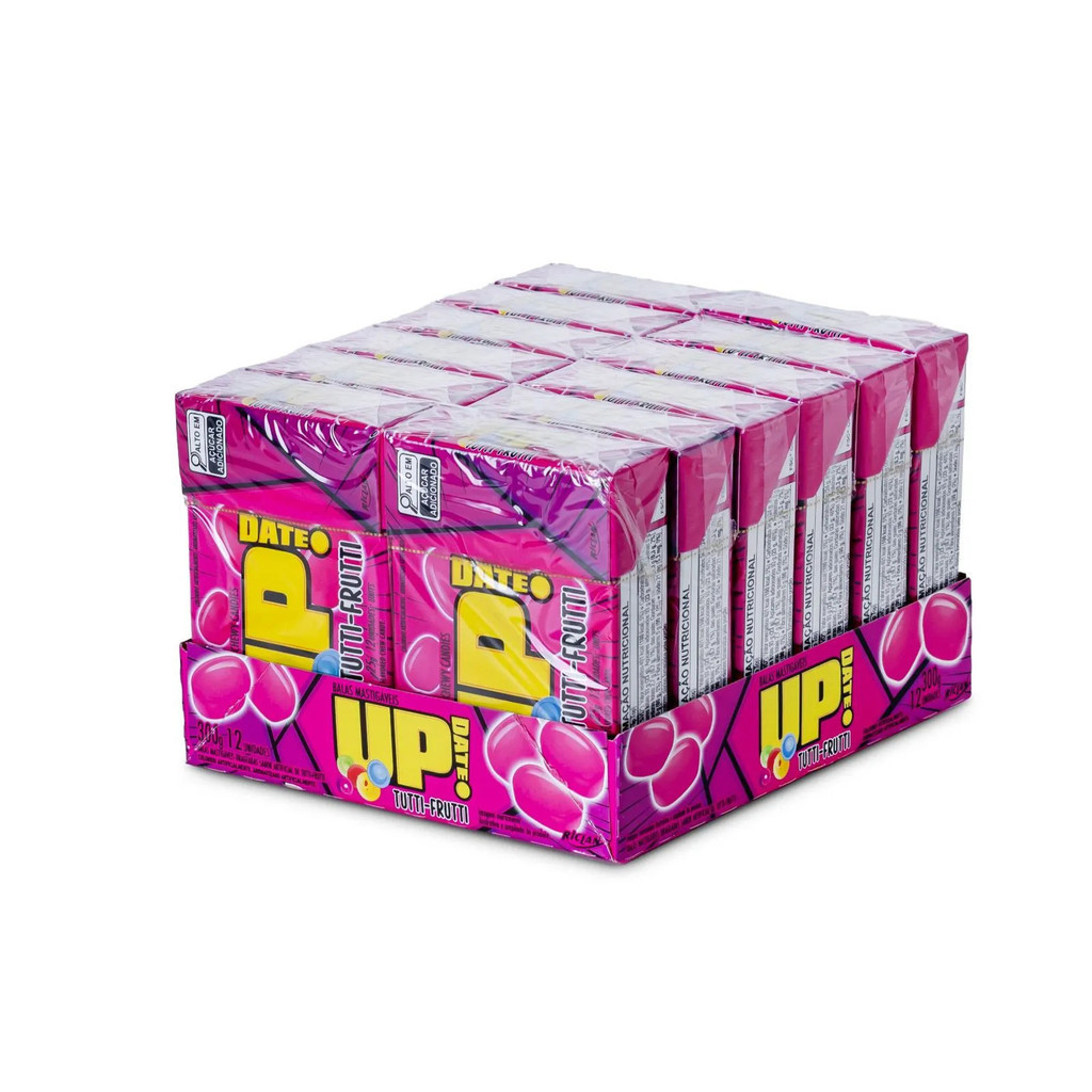 Up Chiclete Tutti Fruti Riclan Caixa com 12 Unid de 25 Grs | Shopee Brasil