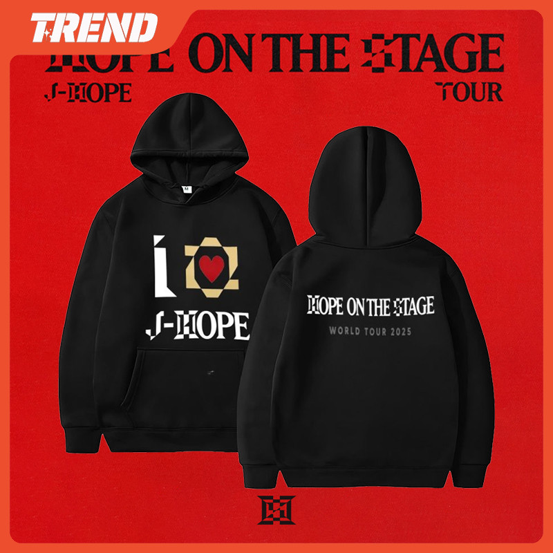 KPOP BANGTAN J-HOPE TOUR ON THE STAGE Merch Hoodie Vintage Masculino E ...