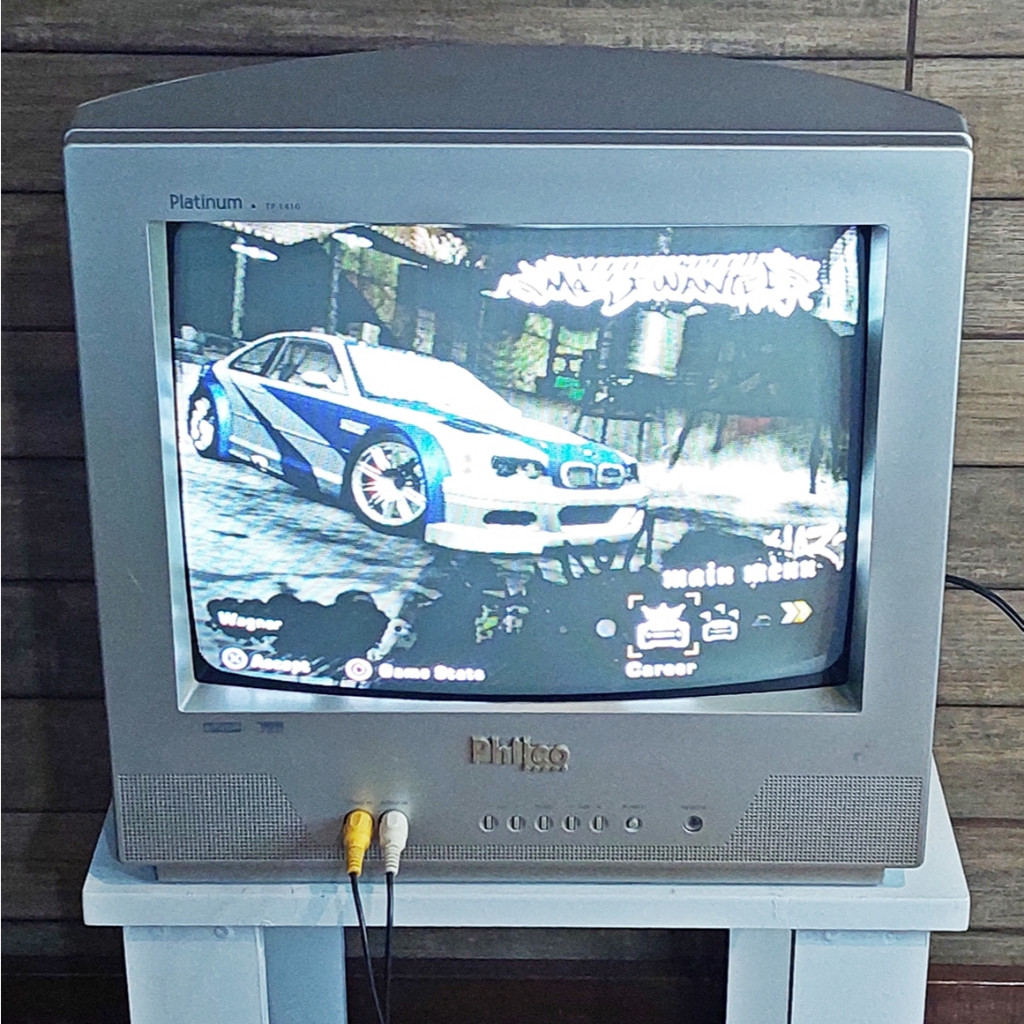 Tv Tubo 14 Polegadas Philco CRT - Ótima Games Antigos Ps1 Ps2 Nintendo Master System | Shopee Brasil