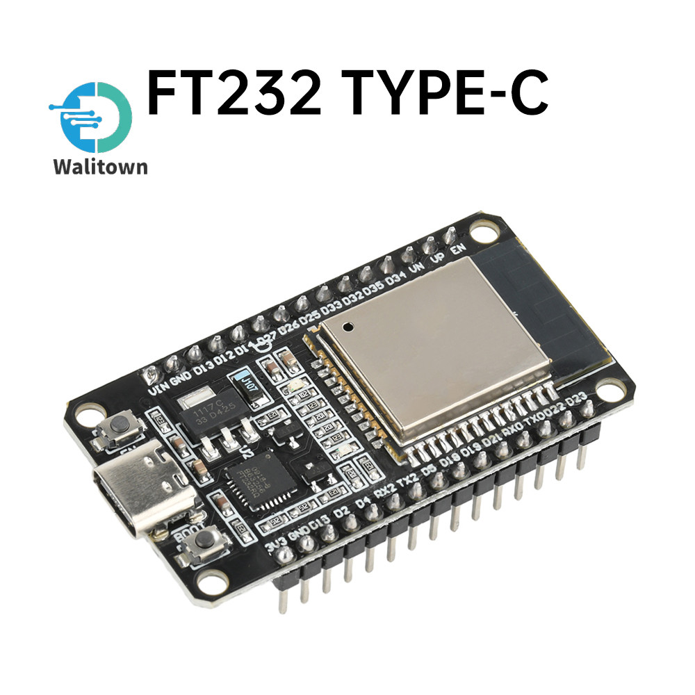 Placa De Desenvolvimento ESP32 ESP-WROOM-32 WIFI IoT CP2102/FT232 ... Placa De Desenvolvimento ESP32 ESP-WROOM-32 WIFI IoT CP2102/FT232 ...