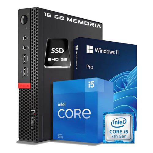 Mini Pc Lenovo Core I5 7° Gen 16gb Ram 240 Gb Ssd Windows 11 | Shopee ...