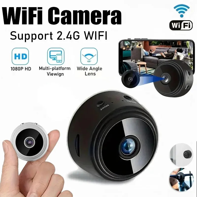 Mini Câmeras A9 1080P Hd Portáteis Sem Fio Pequena Câmera De Vigilância ...