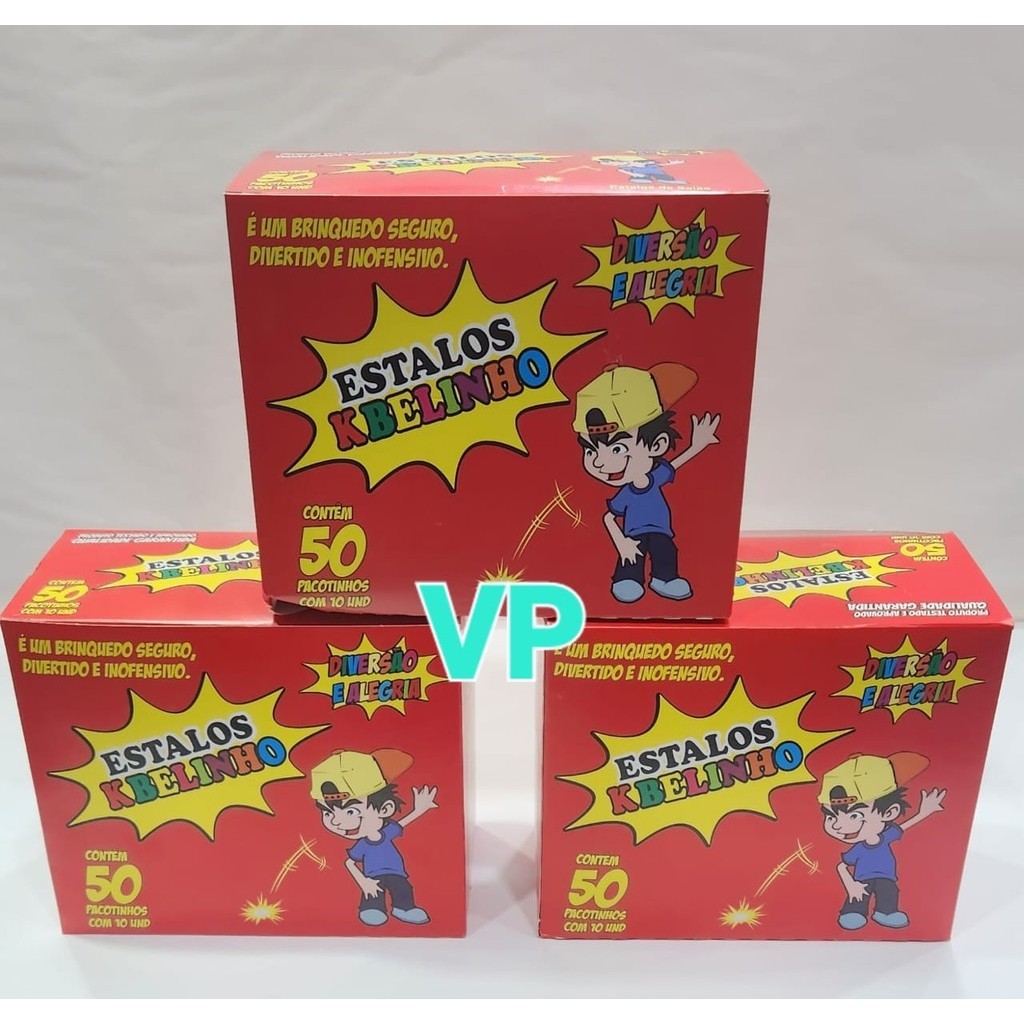 CX DE ESTALINHO C/50 pacotinho | Shopee Brasil