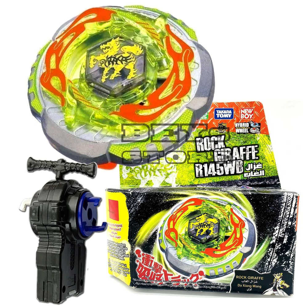 Beyblade Metal Fitgh BB 78 Rock Zurafa lançador-Takara Tomy | Shopee Brasil