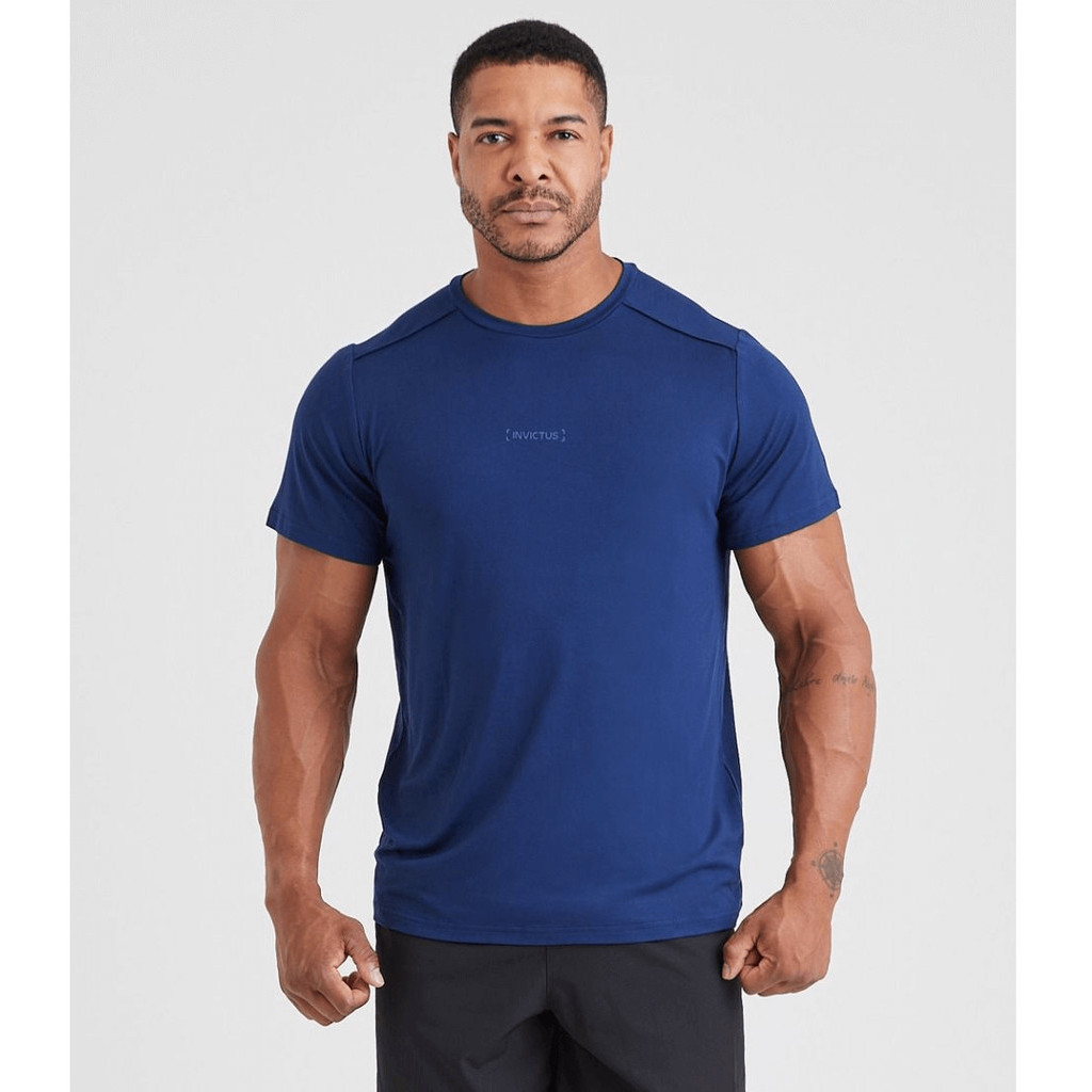 Camisa Training Up Down Invictus - Azul Escuro | Shopee Brasil