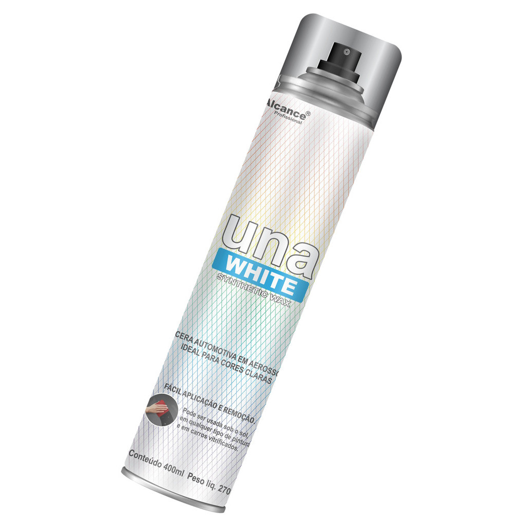 Cera Una White Synthetic Wax Alcance Profissional 400ml | Shopee Brasil