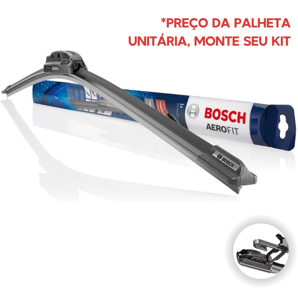 Paleta Parabrisa Palheta Limpador Original Bosch Aerofit | Shopee Brasil