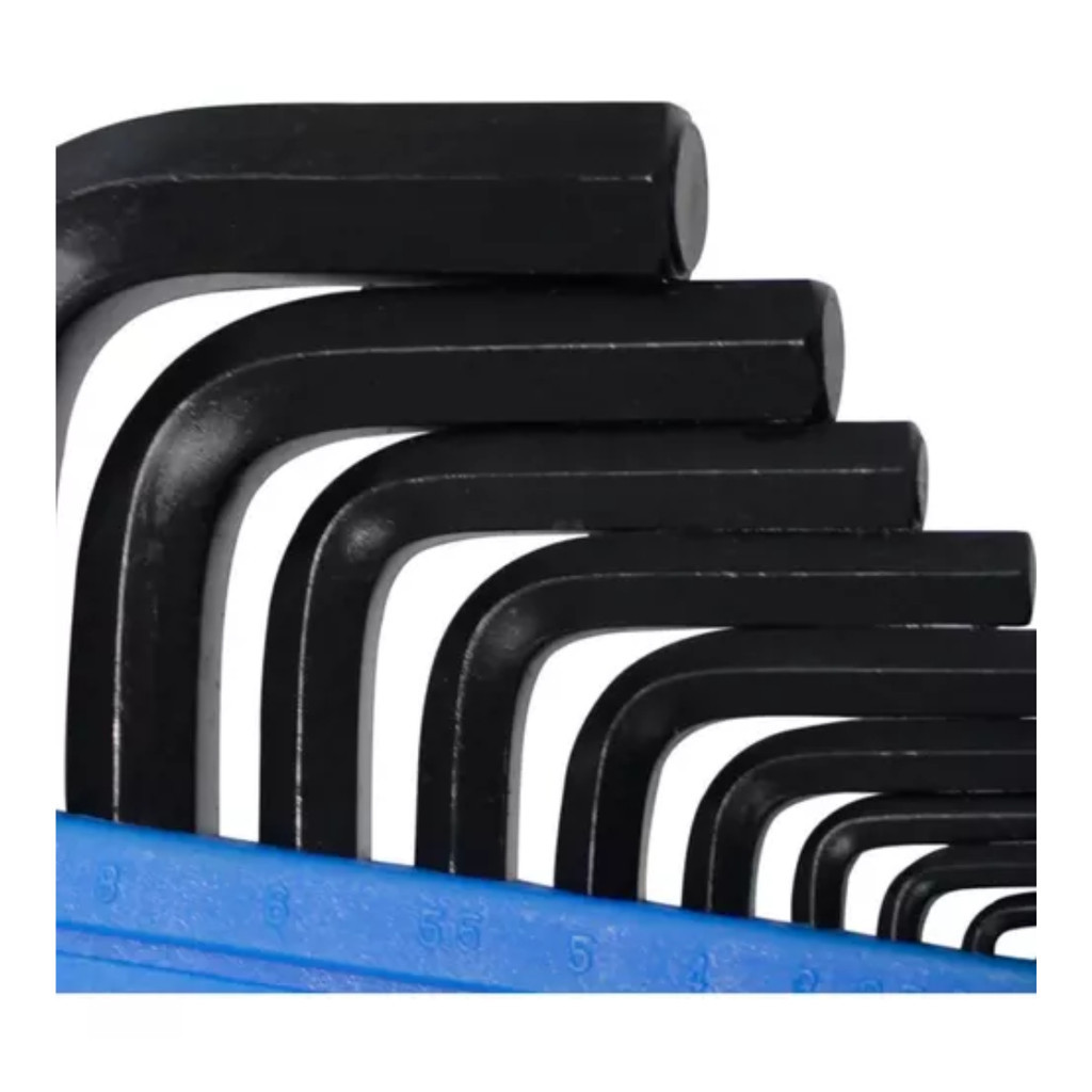 Jogo De Chave Allen 1,5 A 10mm 10 Peças Estojo allen | Shopee Brasil