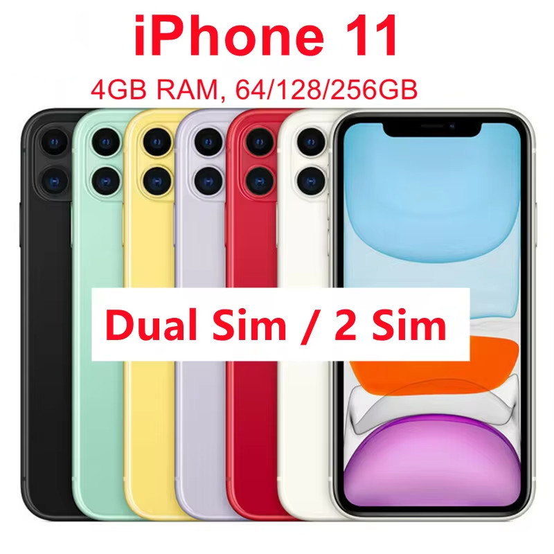 Celular Apple-I11 Dual SIM , 4G LTE , A13 Biônico , Face ID , NFC , 6.1 ...