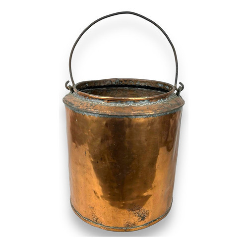 Balde De Cobre Antigo Grande | Shopee Brasil