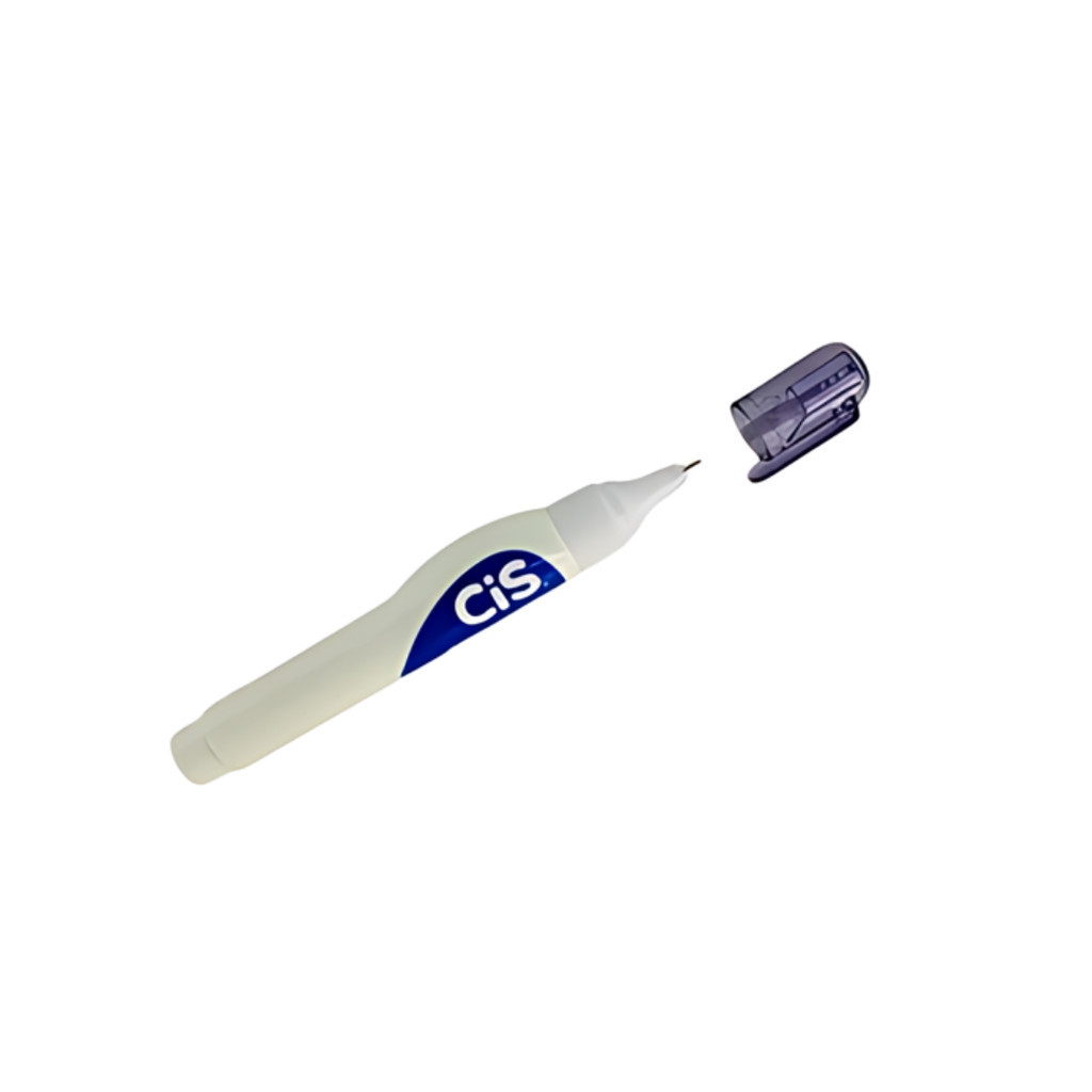 Caneta Corretiva CIS Corretivo Caneta 9ml - Corretivo Escolar Papelaria ...