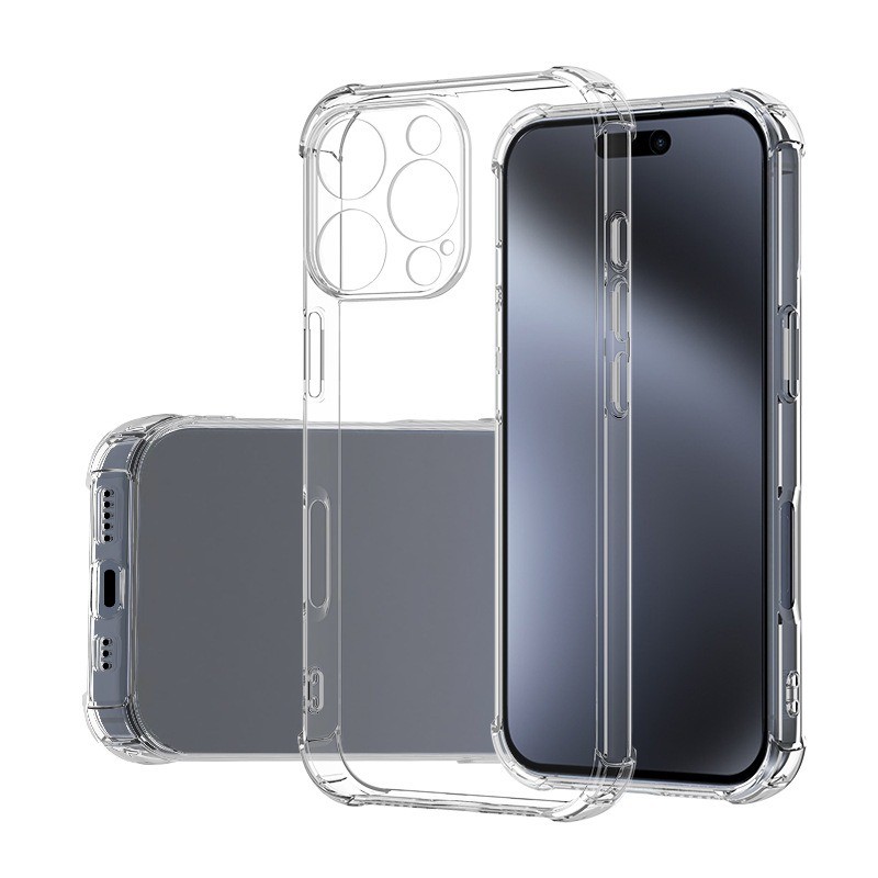 Capa Capinha Transparente Anti Impacto Tpu Case Para Apple IPhone 11 12 13 14 15 16 Pro Max ...