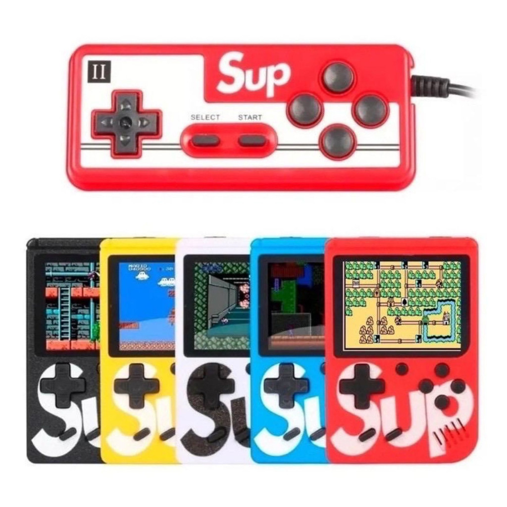 Mini Vídeo Game Clássico 400 Jogos Mini 2 Player Com Controle | Shopee ...