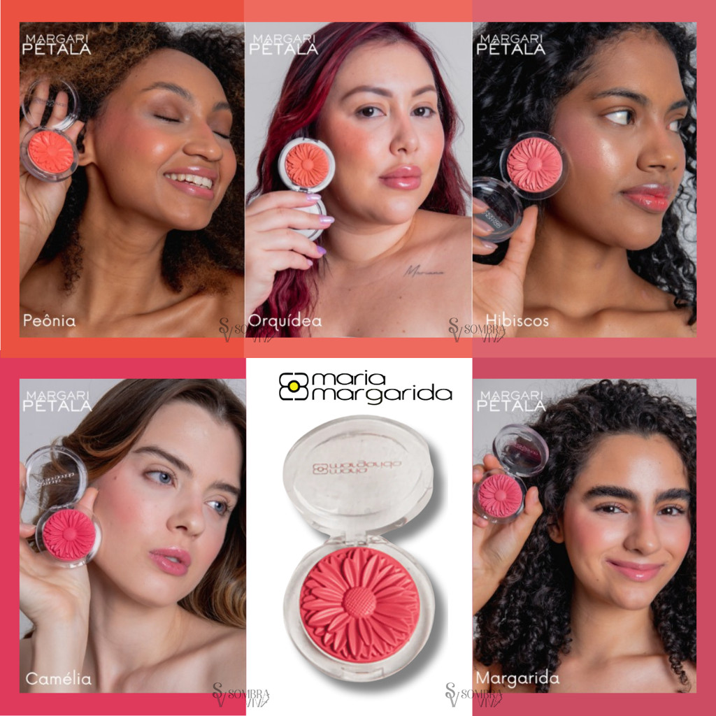 Blush Margaripetala Maria Margarida | Shopee Brasil