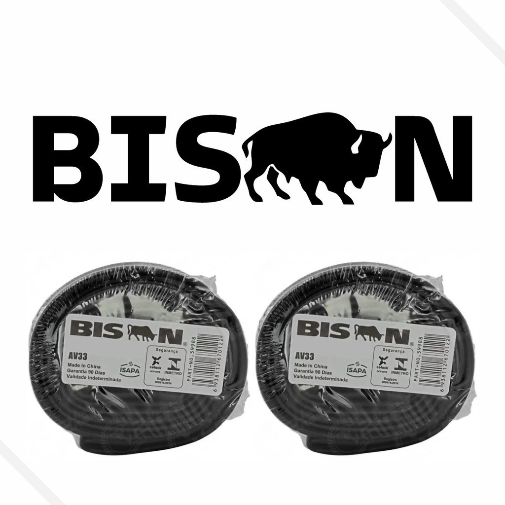 Par de Câmara de Ar Aro 29 Bico Grosso 48mm V. Americana Bike Mtb Bison (2 Unidades) | Shopee Brasil