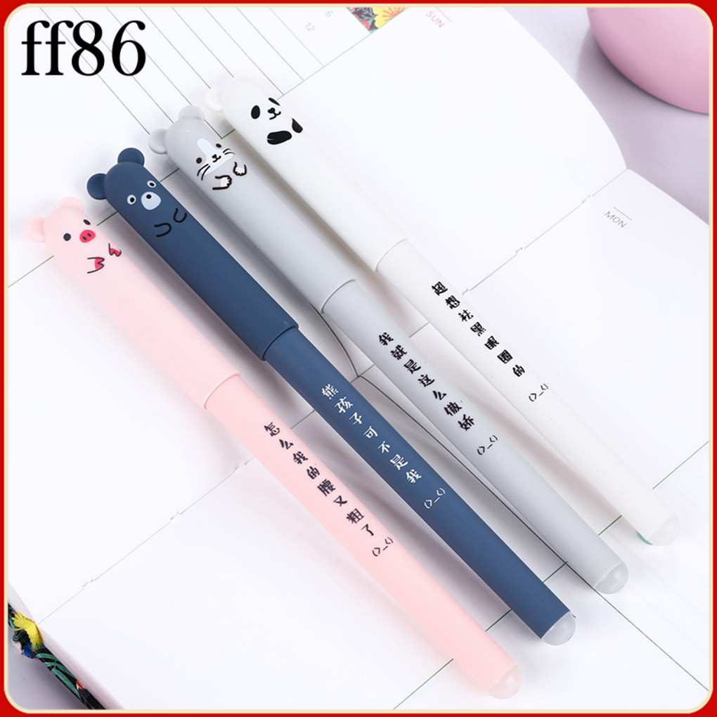 1/2 Caneta Gel Coreana Ins Apagável Caráter Chinês Com Canetas De Tampa ...