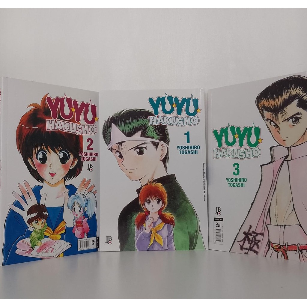 Manga Yu Yu Hakusho volume 1, 2, 3 ( yuyu ) | Shopee Brasil