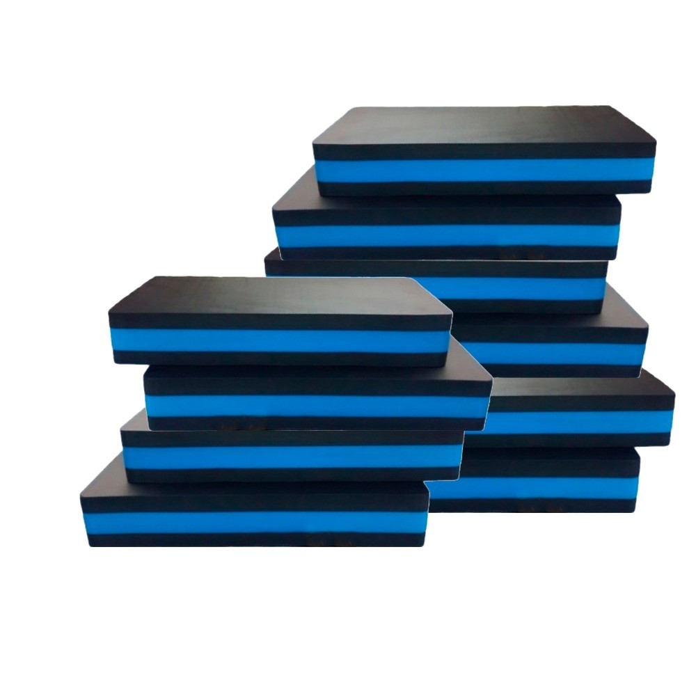 KIT STEP EVA 60CM 10 UNIDADES TREINAMENTO FUNCIONAL | Shopee Brasil