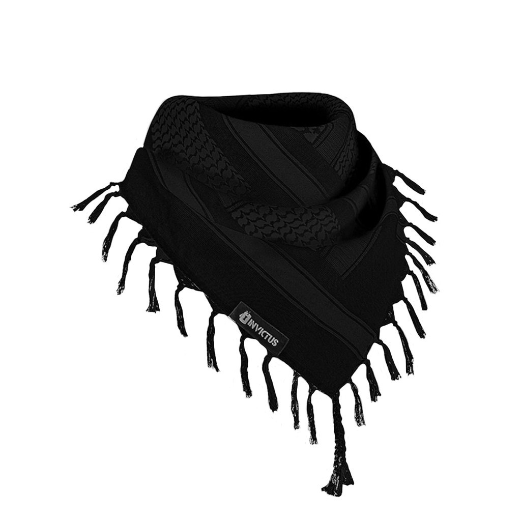 Shemagh Mirage Dune All Black - Invictus | Shopee Brasil