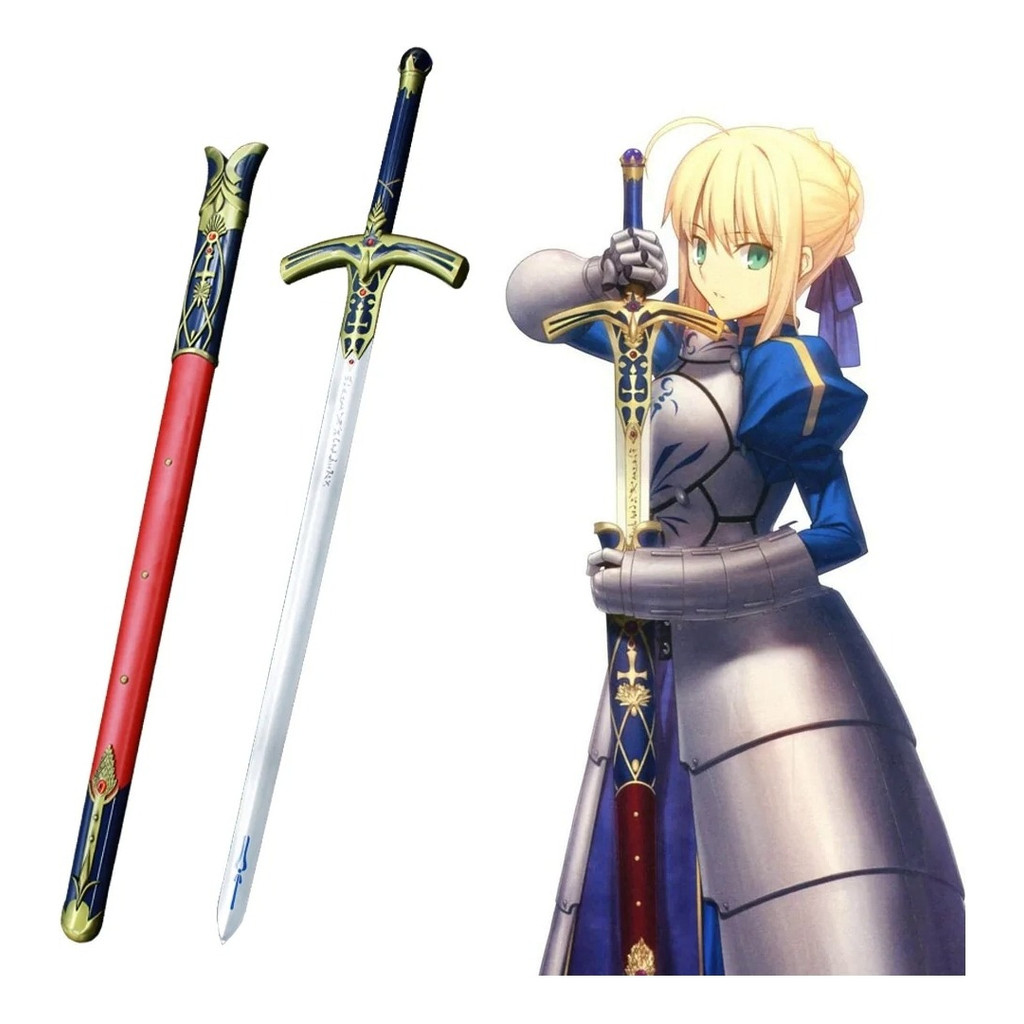 Espada Fate Grand Order Saber Lily Excalibur Sword Rpg Haste Aço ...