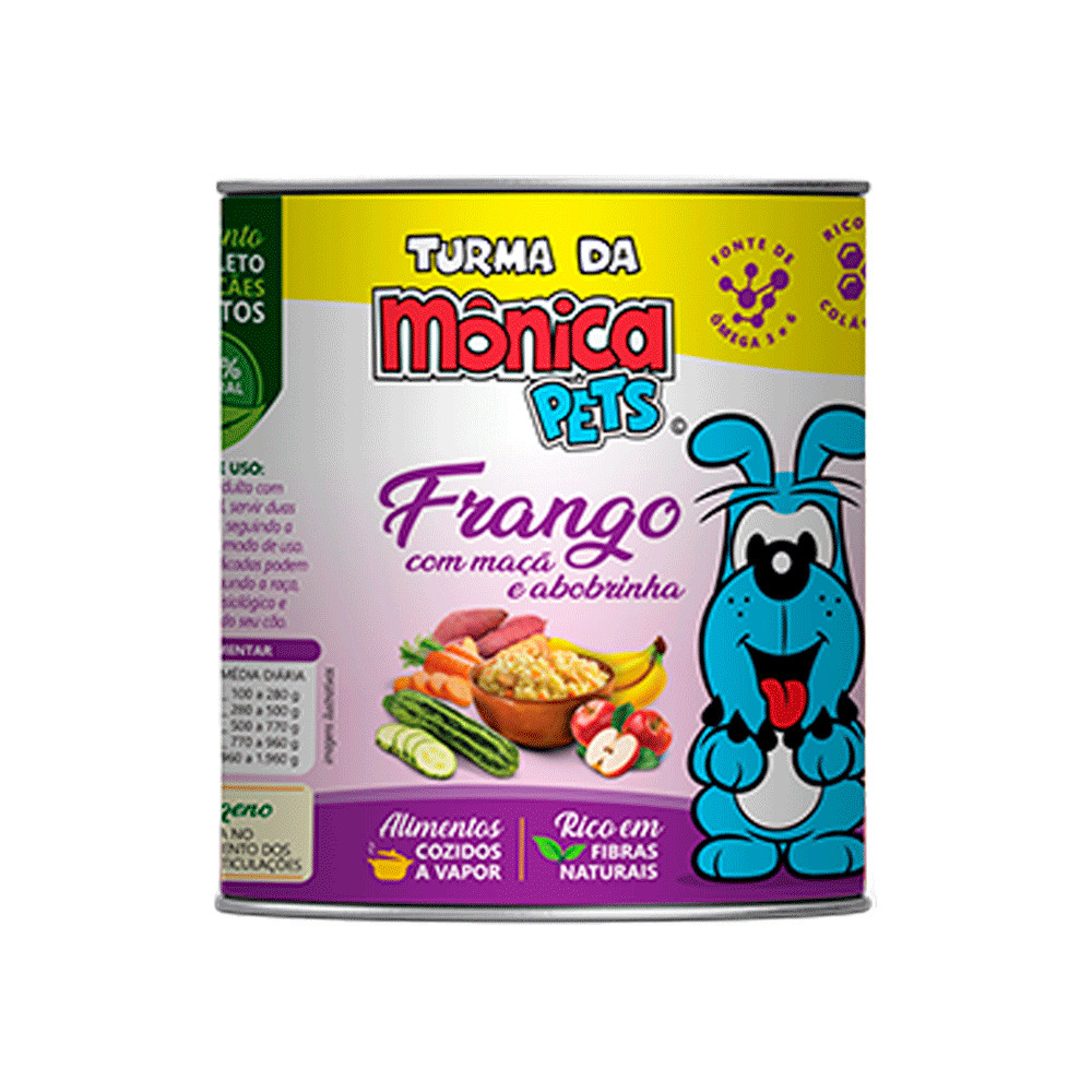 Turma Da Mônica Pets Ração Úmida Cães - Frango C / Abobrinha | Shopee ...